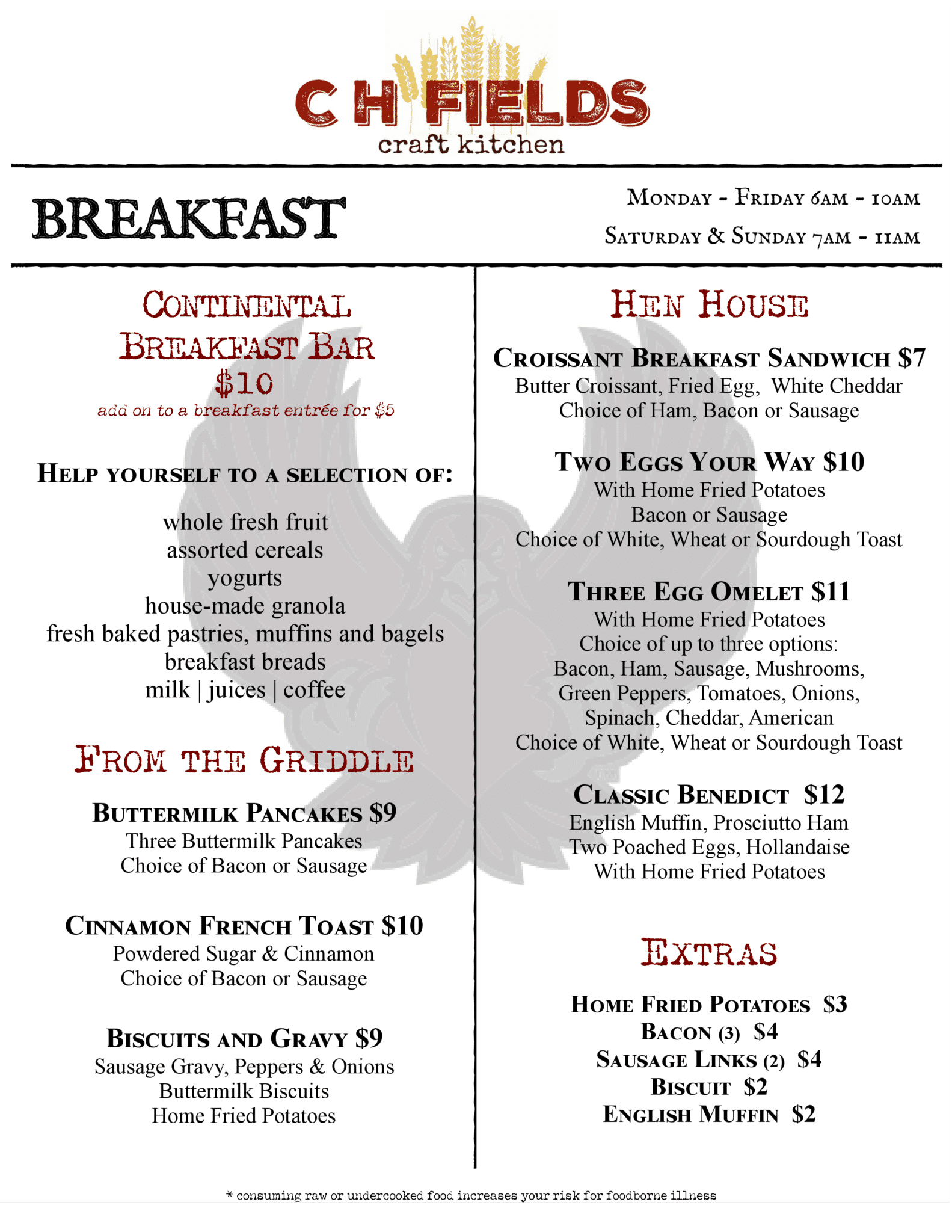 Home - CH Fields Craft Kitchen