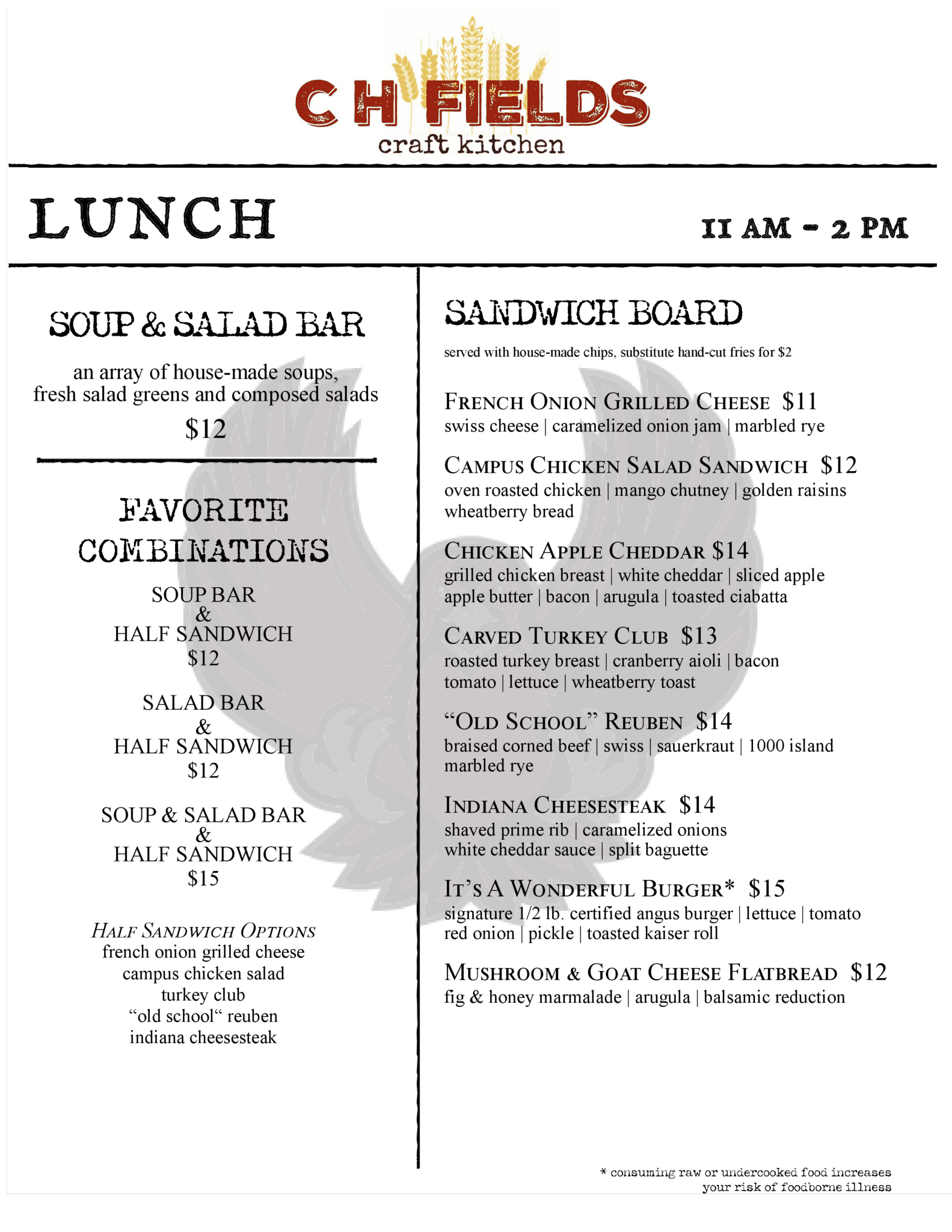 Home - CH Fields Craft Kitchen